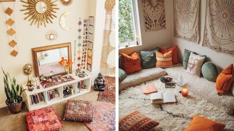 15 Beautiful Boho Zen Meditation Room Ideas for Everyday Mindfulness ...