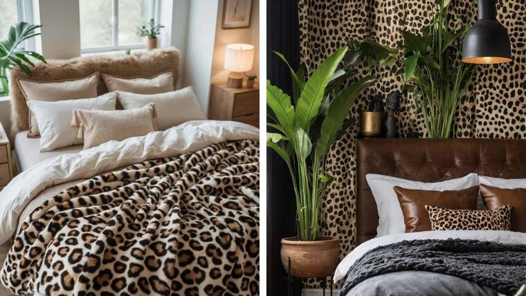 21 Leopard Print Bedroom Ideas That Feel Bold Yet Beautiful - Redo Your ...