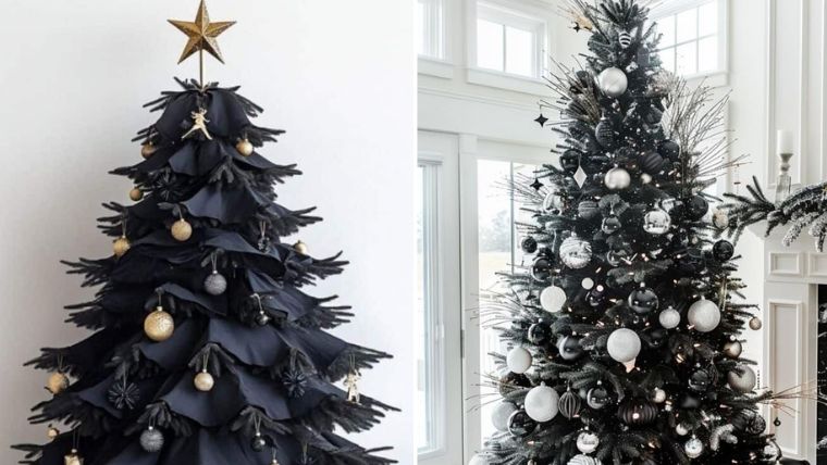 30 Stunning Black Christmas Tree Ideas That Will Wow Your Guests - Redo ...