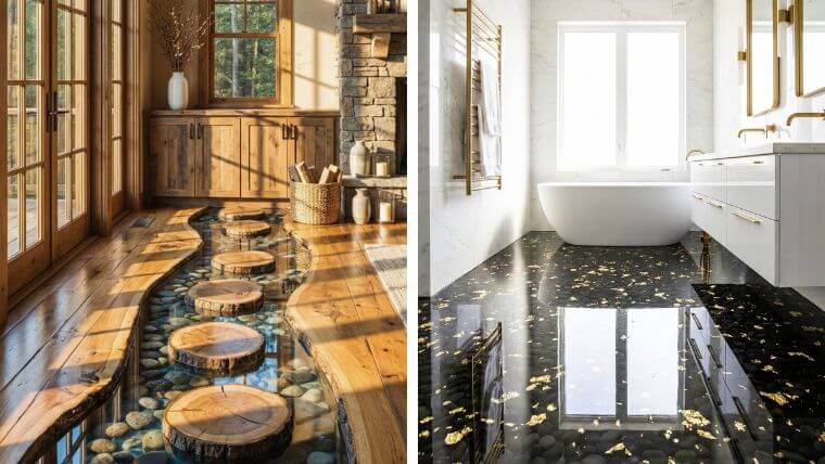 21 3D Epoxy Floor Design Ideas That Create Visual Impact - Redo Your House
