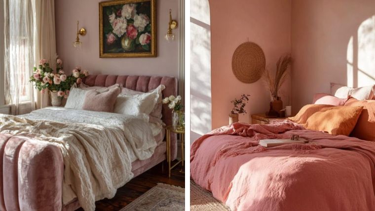 33 Earthy Pink Bedroom Ideas That Blend Softness and Style - Redo Your ...